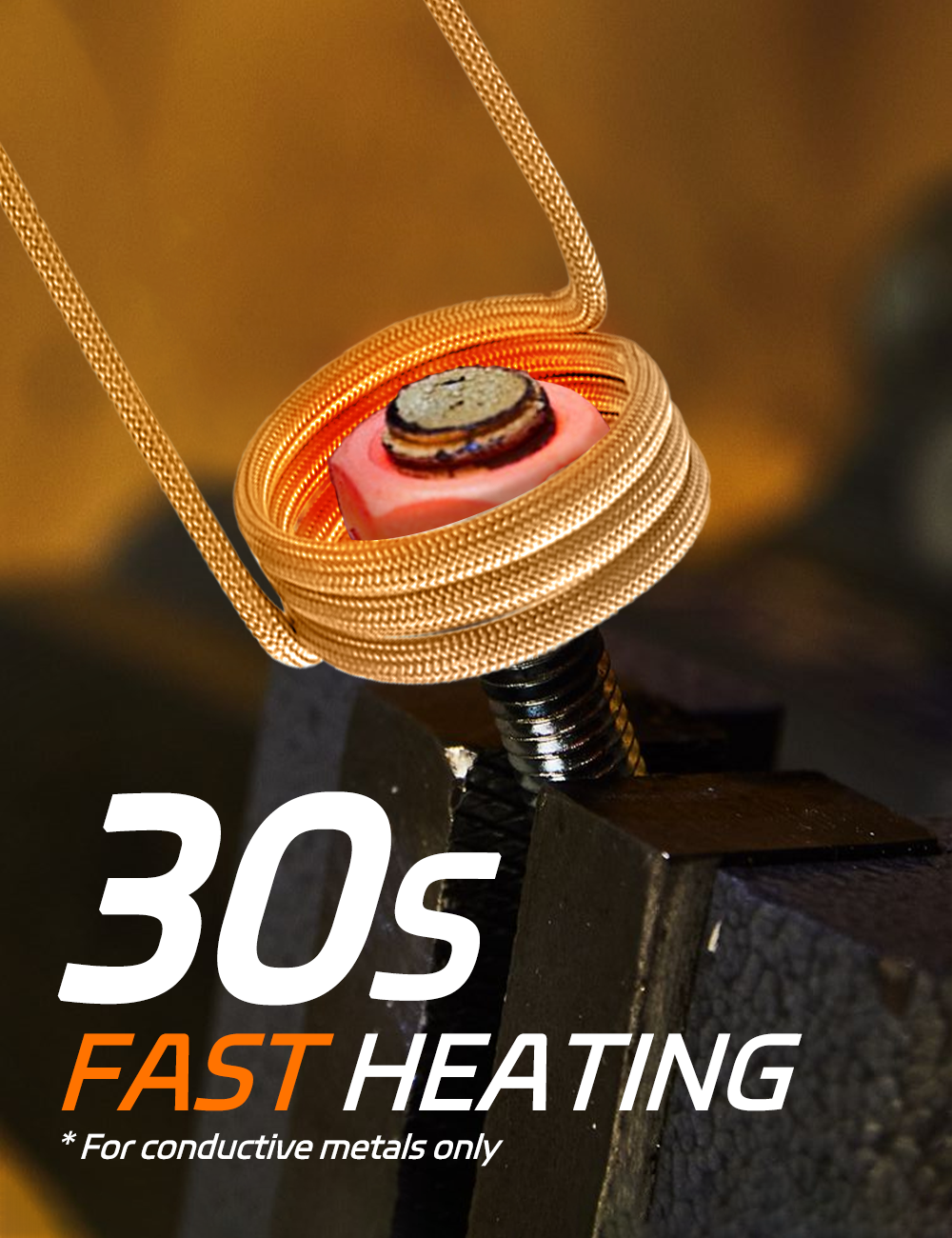 magnetic induction heater kit, 1000w heat induction tool | Solary ...